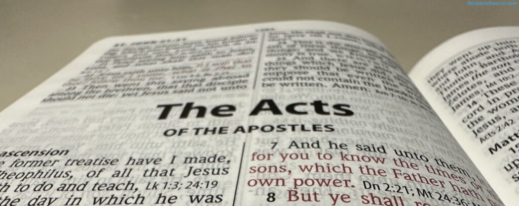 Acts of the Apostles – ScriptureSource